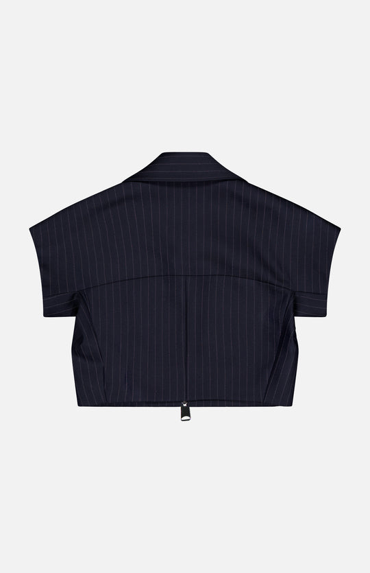 KHAITE Women's Robin Striped Crop Top | A.K. Rikk's