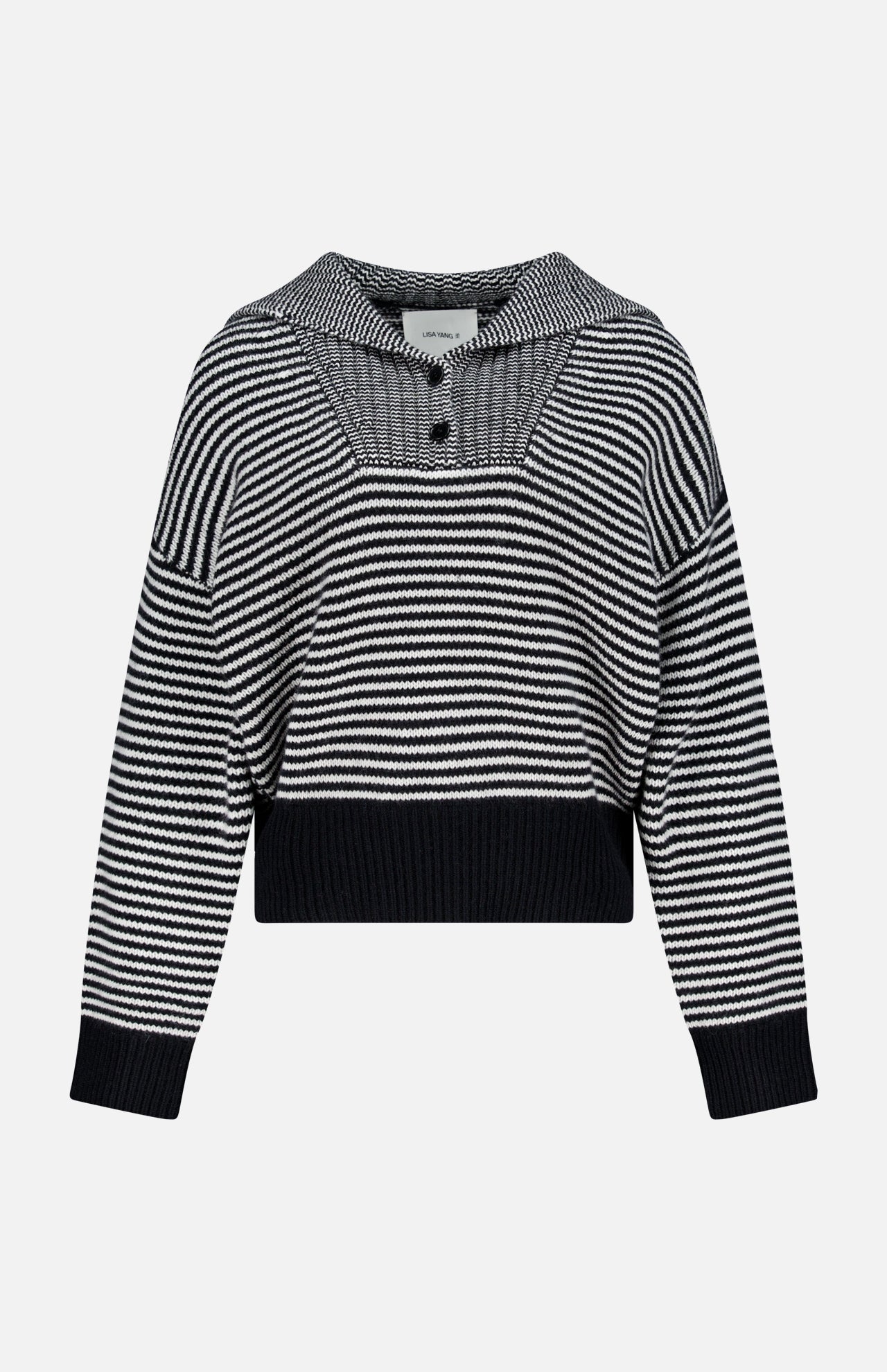 Lisa Yang Women's Ranelle Stripes Cashmere Sweater | A.K. Rikk's